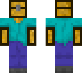 optimized steve chest | Minecraft Skin