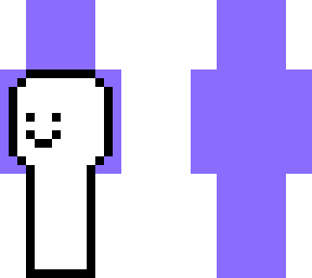 purple dream reskin with some stupid face | Minecraft Skin