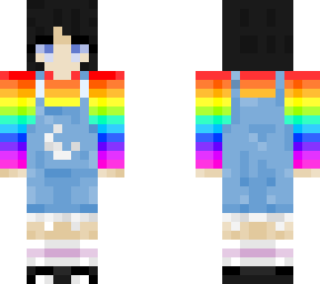 rainbow kidcore | Minecraft Skins