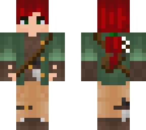 Red haired elf | Minecraft Skin