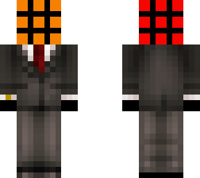Rubik's Cube in a tuxedo/suit | Minecraft Skin