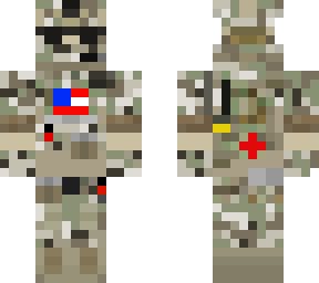 Crye G3 Uniform Mixpat Base | Minecraft Skin