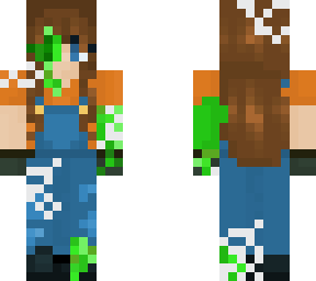 Cobwebs and Slime // gift | Minecraft Skin