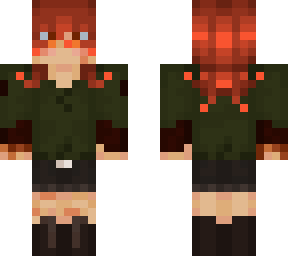 Fern but with eye whites | Minecraft Skin