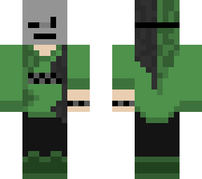 green wink mask girl | Minecraft Skin