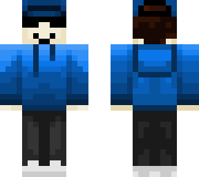 Guy with blue hood | Minecraft Skin