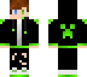 cool creeper gamer boy | Minecraft Skin