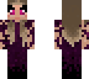 half enderman girl | Minecraft Skin