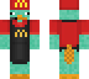 Mcdonalds Perry the platypus | Minecraft Skin