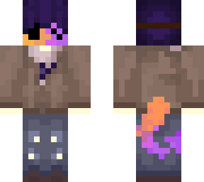 Orange and Purple Demon mask Skin (KayoticXD) | Minecraft Skin