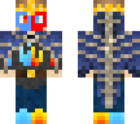 Phantom Inferno Mask | Minecraft Skin