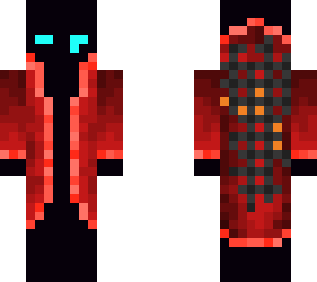 Random necromancer guy with a cape and gamerboy80 dragon | Minecraft Skin