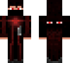 red enderman hunter | Minecraft Skin