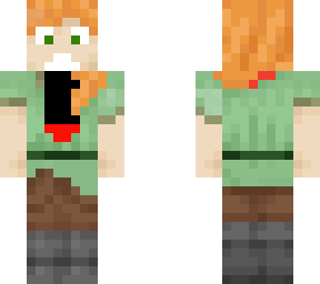 alex yelling | Minecraft Skin