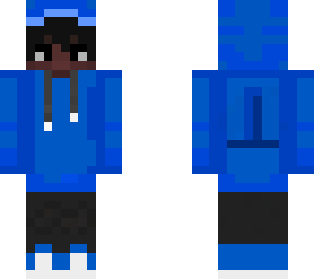 Blue Hoodie | Minecraft Skin