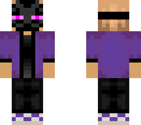 Boy in enderman mask | Minecraft Skin