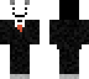 oso con traje y mascara | Minecraft Skin