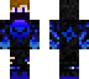 Blue skull guy | Minecraft Skin