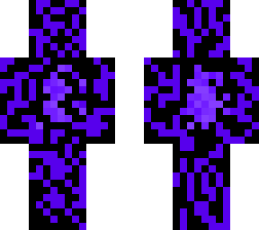 Corrupted obsidian with portal | Minecraft Skin