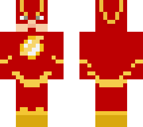 Custom Flash Barry Allen (UNFINISHED) | Minecraft Skin