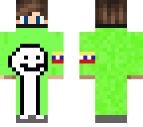 Dream without his mask | Minecraft Skin