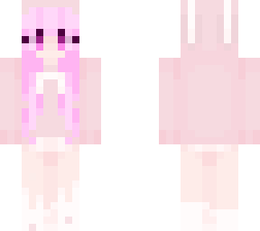 Pink bunny girl | Minecraft Skin