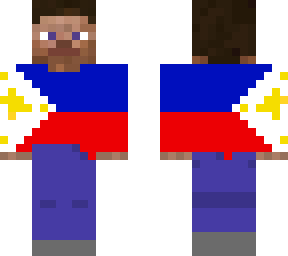 Steve Philippines Flag | Minecraft Skin