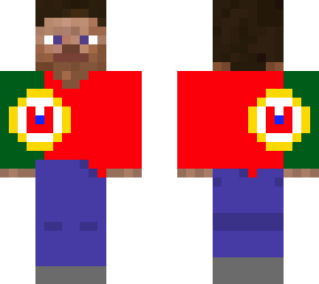 Steve Portugal Flag | Minecraft Skin