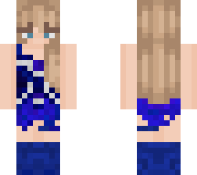 Taylor Swift Eras Tour- Midnights Bodysuit (Blue) | Minecraft Skin