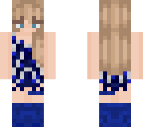 Taylor Swift Eras Tour- Midnights Bodysuit (Dark Blue) | Minecraft Skin