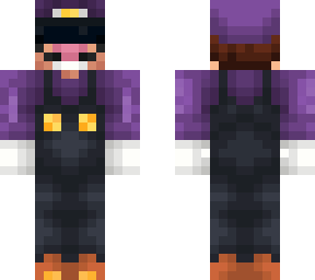 Waluigi | Minecraft Skin