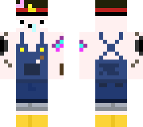 AfreecaTv Ronna BLACK STEEL BJ Park HJ | Minecraft Skin