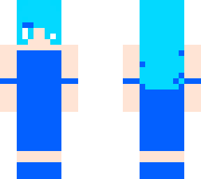 blue girl | Minecraft Skin
