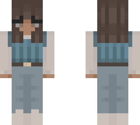 Blue sweater vest | Minecraft Skin