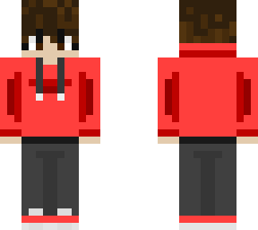 Brown Hair Anime Boy | Minecraft Skin
