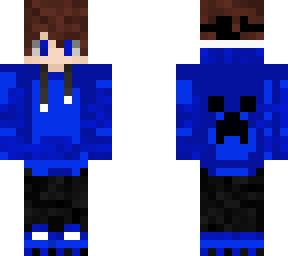 Cool blue boy | Minecraft Skin