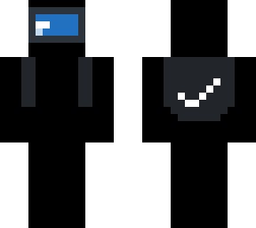 Drippy Among us black | Minecraft Skin