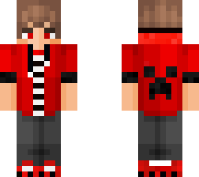 gamer boy red | Minecraft Skins