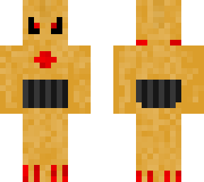 Redstone Flux Charged Electrum Iron Valiant | Minecraft Skin