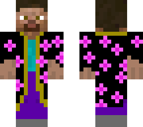 Steve in Cherry blossom robe | Minecraft Skin