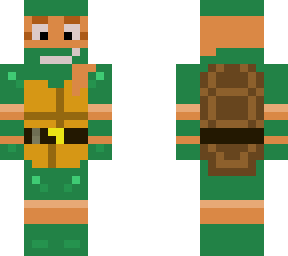 Tmnt mutant mayhem Mikey | Minecraft Skin