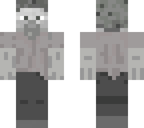 Black/White Steve | Minecraft Skin