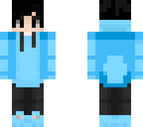 Blue hoodie | Minecraft Skin