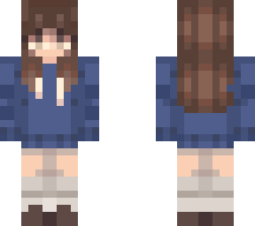 Blue Sweater | Minecraft Skin
