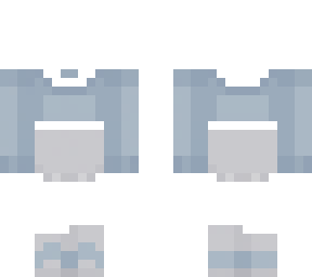 Cute Baby Blue Outfit Base | Minecraft Skin