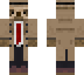 Detective Sloth | Minecraft Skin