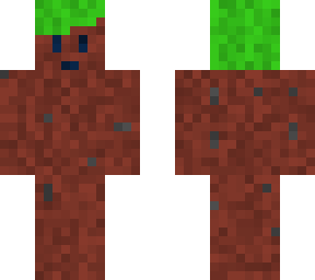 Grass block man | Minecraft Skin