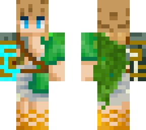 link glowy hand | Minecraft Skin
