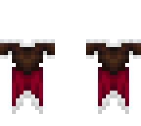 OB - Lace Blouse Dress Brown & Red | Minecraft Skin