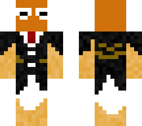 orange slime in suit | Minecraft Skin